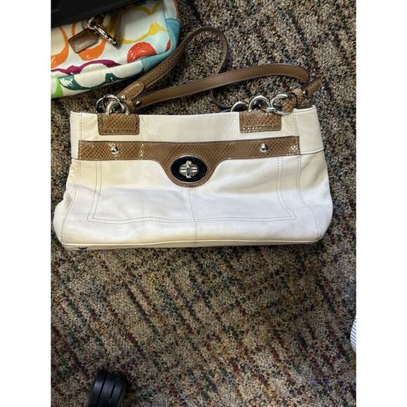 Coach | Bags | Coach Penelope Leather Turn Lock Toteshoulder Bag In ...